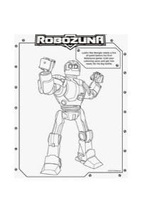 Robozuna: Disegni da Colorare e Stampare per Bambini - GBR