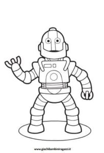 Disegni Robot per Bambini da Stampare e Colorare PDF - GBR