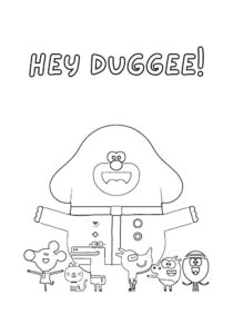 Disegni Hey Duggee da Colorare e Stampare: Scarica PDF Gratis - GBR