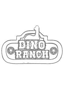 Disegni Dino Ranch da Colorare e Stampare Gratis PDF - GBR