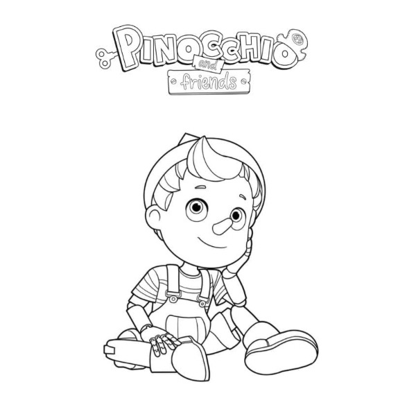 Pinocchio And Friends: Disegni da Colorare Stampare PDF - GBR