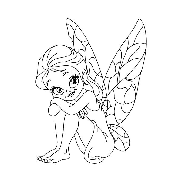 Disegni di Fate da colorare. Stampa e Colora WONDER DAY — Disegni da ...