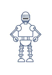 Disegni di Robot da Colorare e Stampare: PDF Gratis - GBR