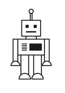 Disegni di Robot da Colorare e Stampare: PDF Gratis - GBR