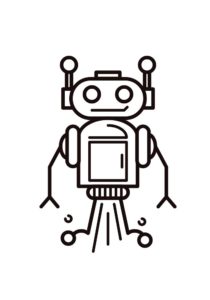 Disegni di Robot da Colorare e Stampare: PDF Gratis - GBR