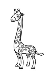 Disegni Giraffa da Colorare e Stampare: PDF Gratis - GBR