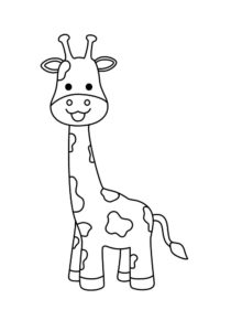 Disegni Giraffa da Colorare e Stampare: PDF Gratis - GBR